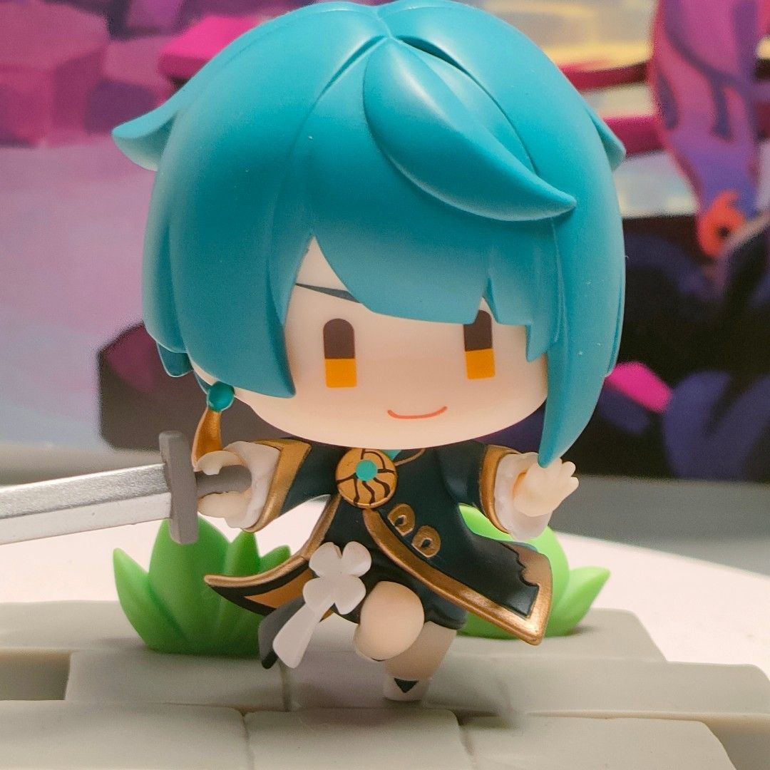 Genshin Imapct Chibi battle stance figure [Official] only Xingqiu ...