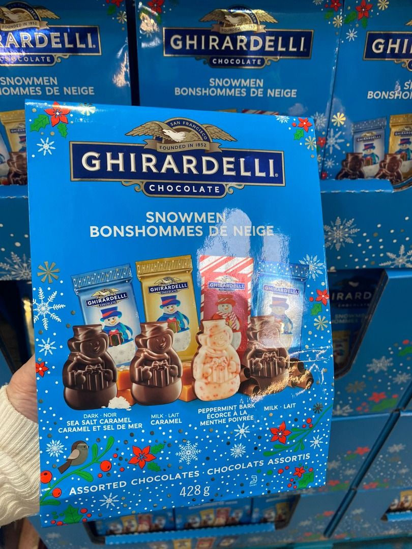 Ghirardelli 鷹牌 雪人什錦朱古力 428g, 嘢食 & 嘢飲, 包裝食物&即食食物 - Carousell