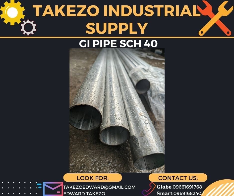 GI PIPE SCH 40, Commercial & Industrial, Industrial Equipment on Carousell