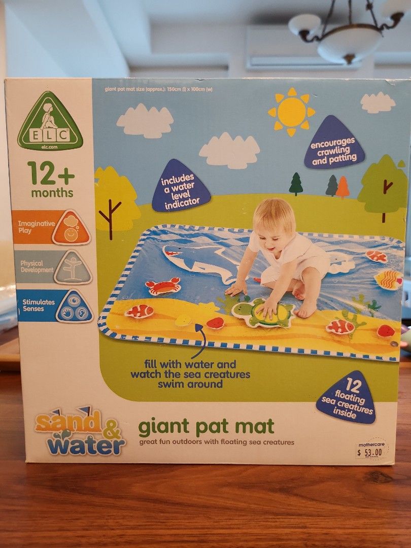 Giant water pat mat for babies, Babies & Kids, Infant Playtime on Carousell