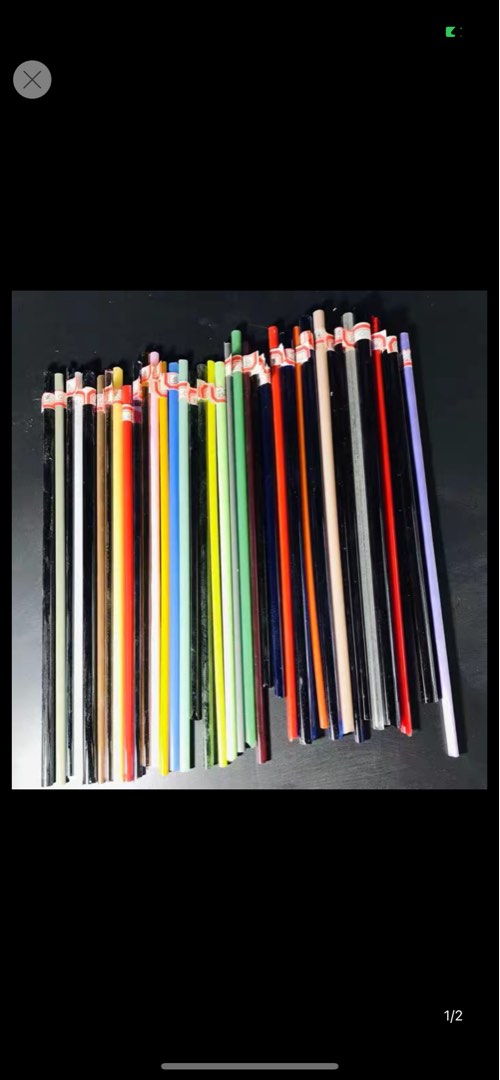 glass rods COE33, Hobbies & Toys, Stationery & Craft, Craft Supplies ...