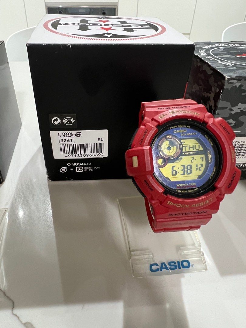 (RARE) G-Shock MudMan Rising Red Series 30th Anniversary G-9330A-4er ...