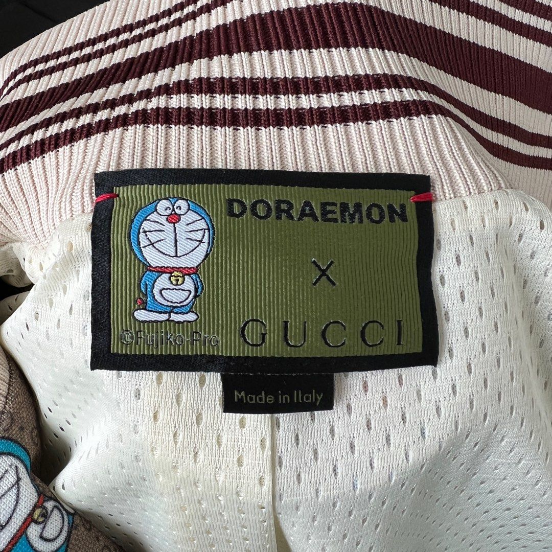 Gucci x Doraemon Jacket, Luxury, Apparel on Carousell