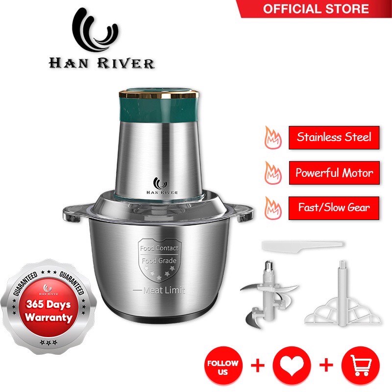 Hanriver blender chopper food processor electric meat grinder heavy ...