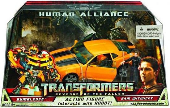 Hasbro Transformers Human Alliance Bumblebee with Sam Witwicky Action ...
