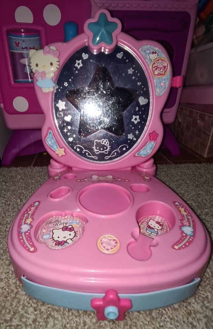 Hello Kitty Dresser Vanity Toy, Hobbies & Toys, Toys & Games on Carousell