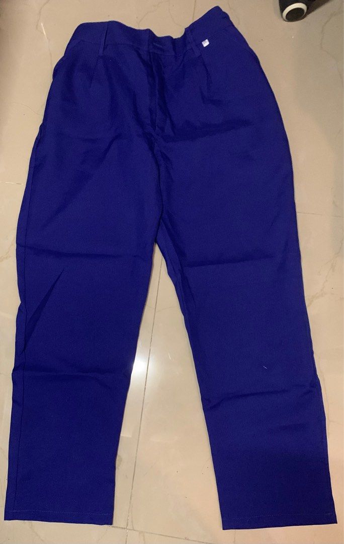 High School Uniform Set for Boys Teens Blue White, Men's Fashion, Tops ...