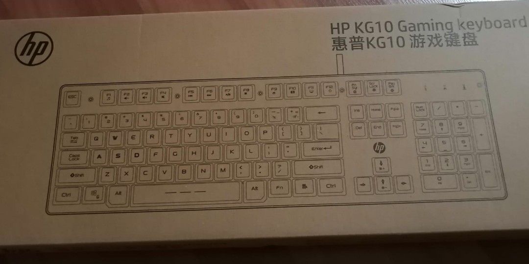 HP KG10 Gaming Keyboard, Computers & Tech, Parts & Accessories ...