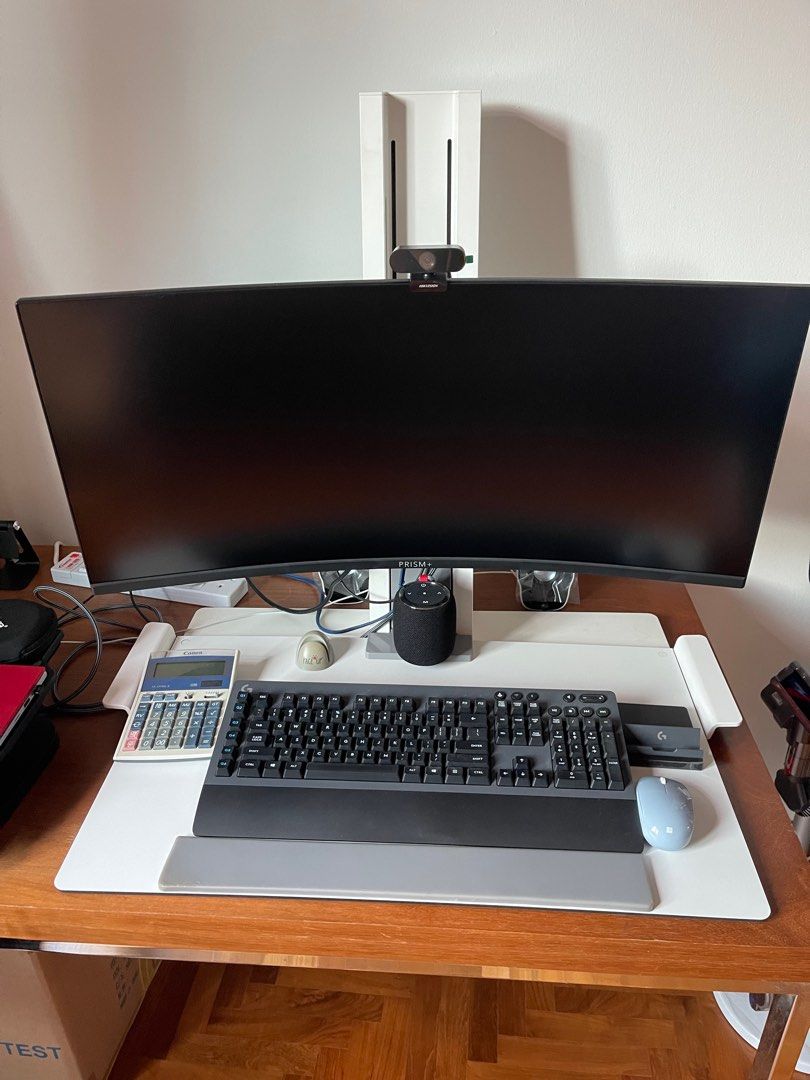 Reduced price - Humanscale height adjustable dual monitor stand ...