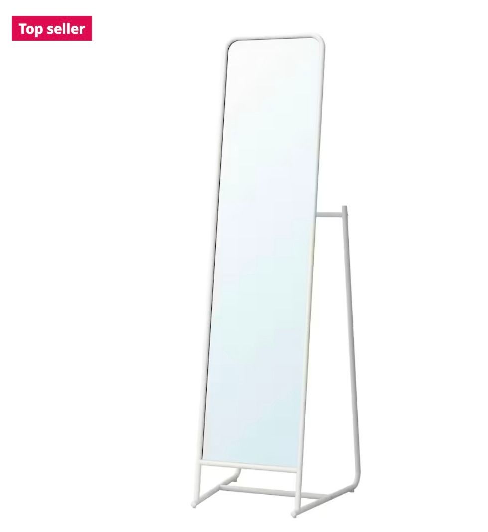 [11.26] IKEA KNAPPER Standing Mirror, Furniture & Home Living, Home ...