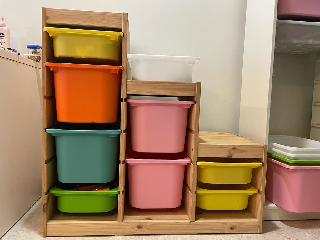 IKEA TROFAST 3 Step Shelf with boxes provided, Furniture & Home Living ...