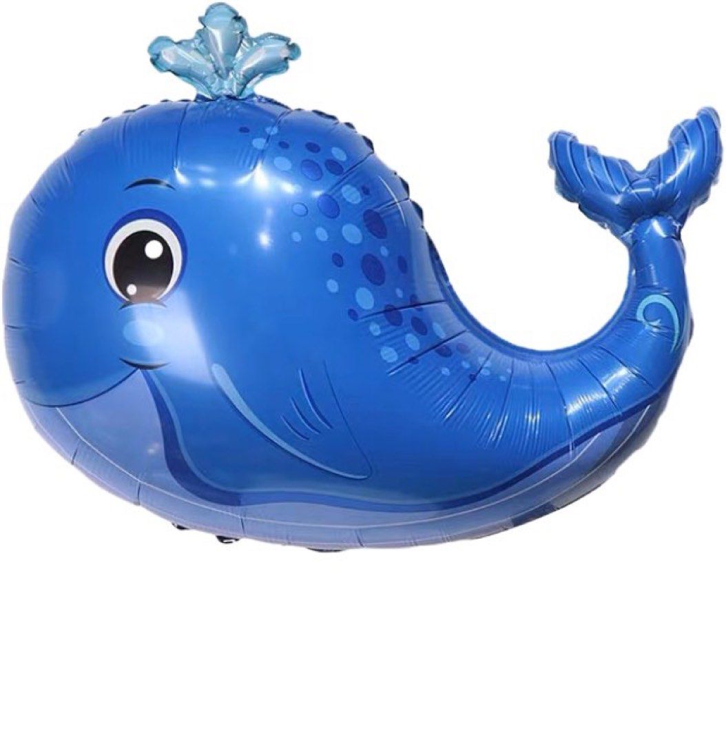 Shark Squid Seal Whale Anglerfish Crab Seashell Foil Balloon / Marine ...