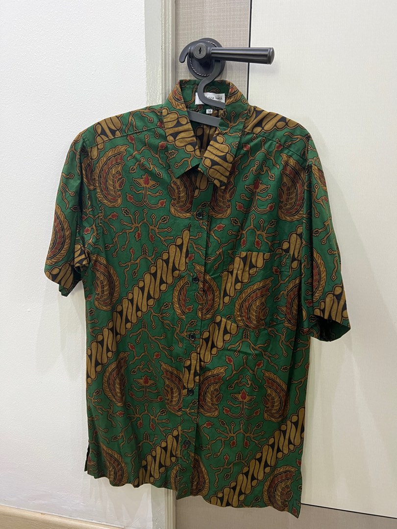 Indonesian batik shirt tusca batik made in jakarta size S/M, Men's ...
