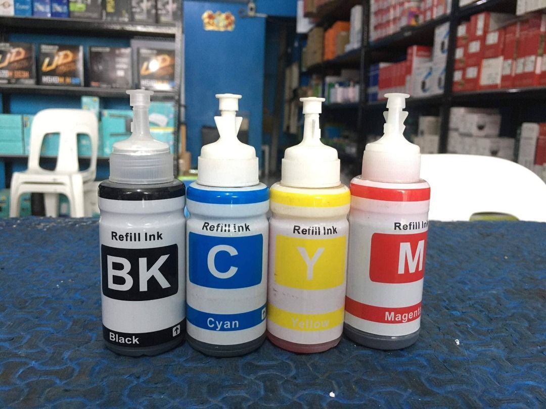 INK UV DYE EPSON (Black,Yellow,Cyan,Magenta), Computers & Tech ...