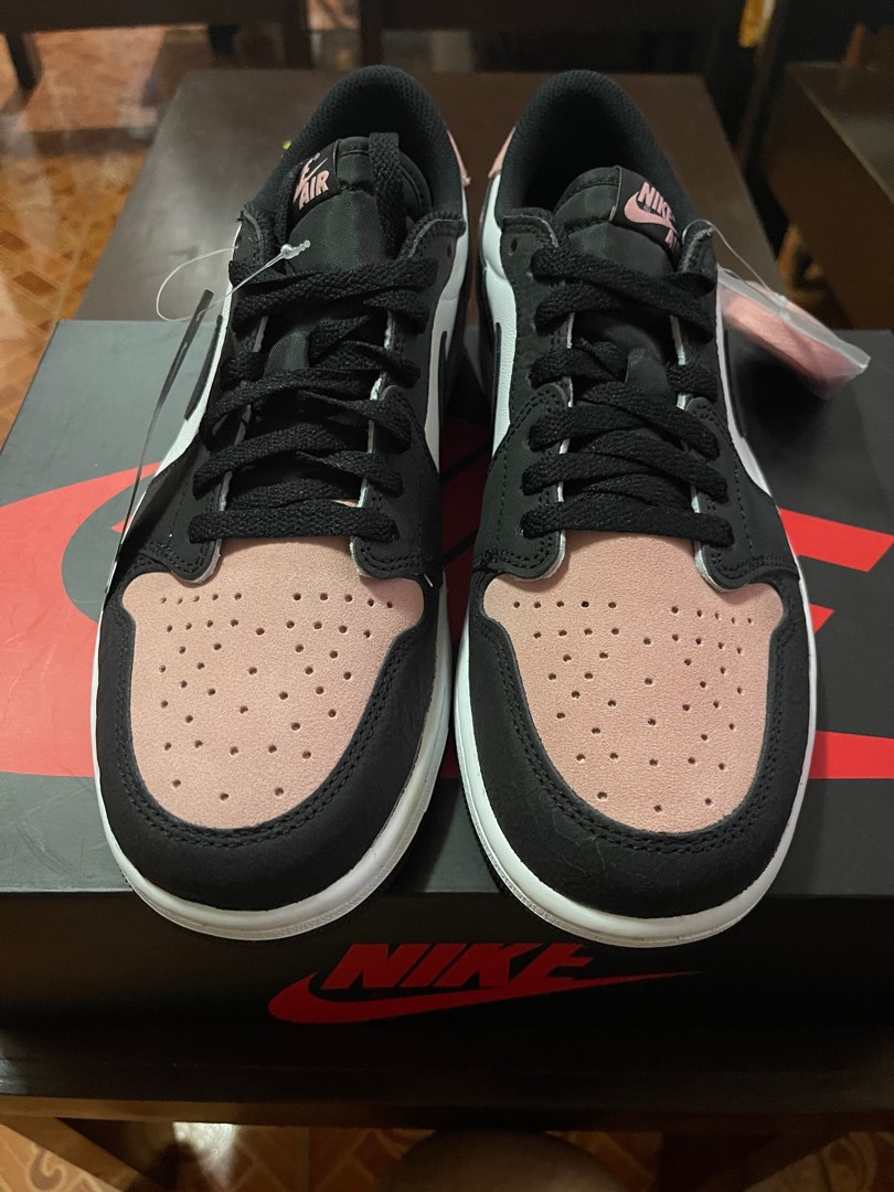 Jordan 1 low og bleached coral size 10, Men's Fashion, Footwear ...