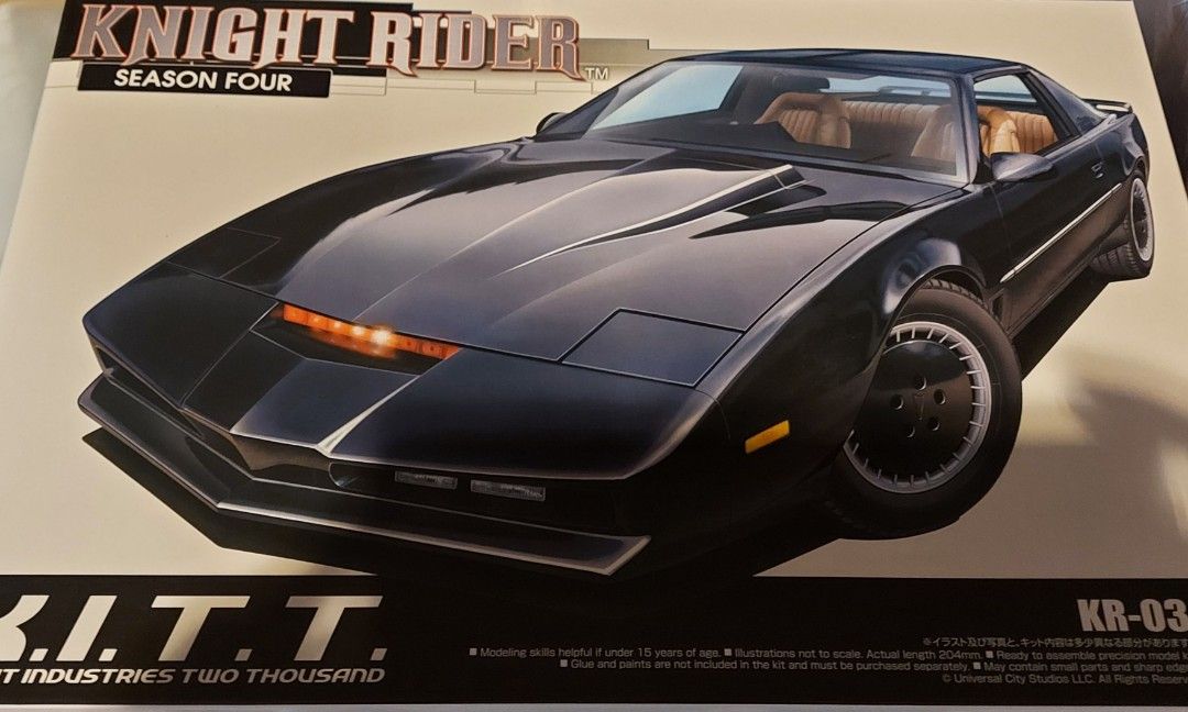 Knight Rider K.I.T.T. and Trailer Truck model kits, Hobbies & Toys ...