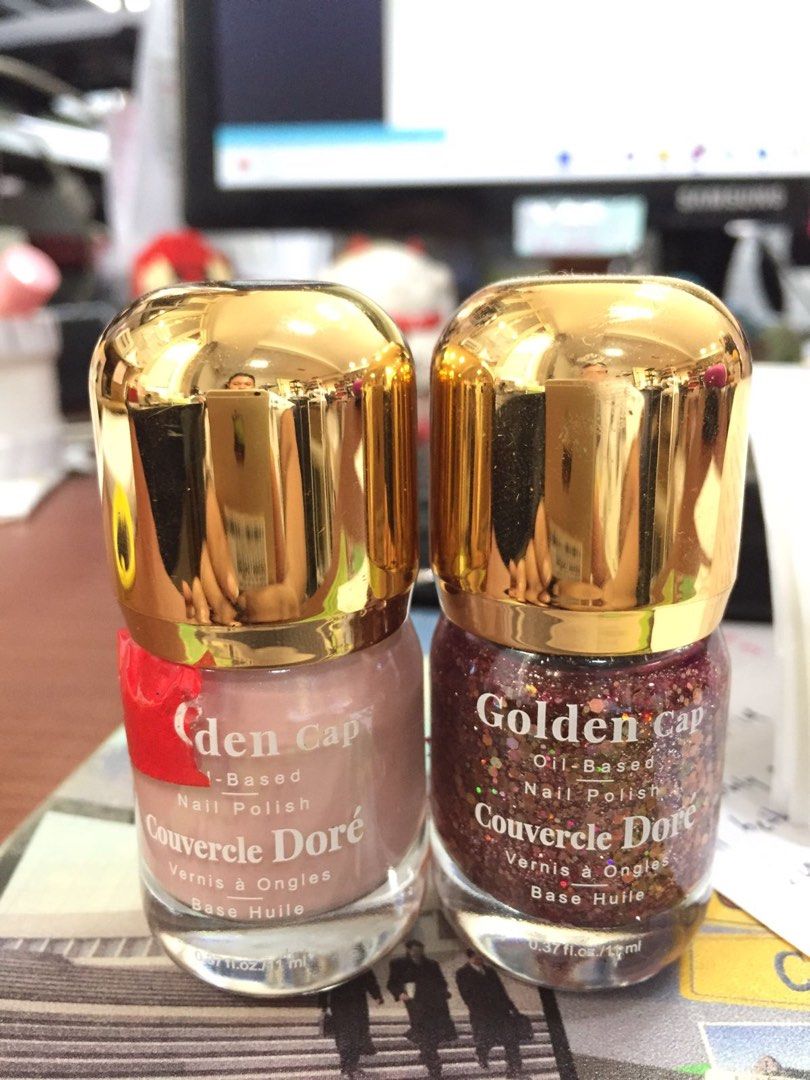 KUTEKS MINISO NAIL ART fake nail gliter, Fesyen Wanita, Aksesoris di ...