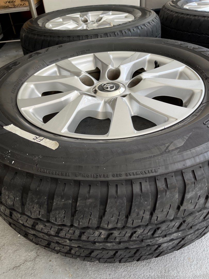 LC200 Original Rims and Tires, Car Parts & Accessories, Mags and Tires ...