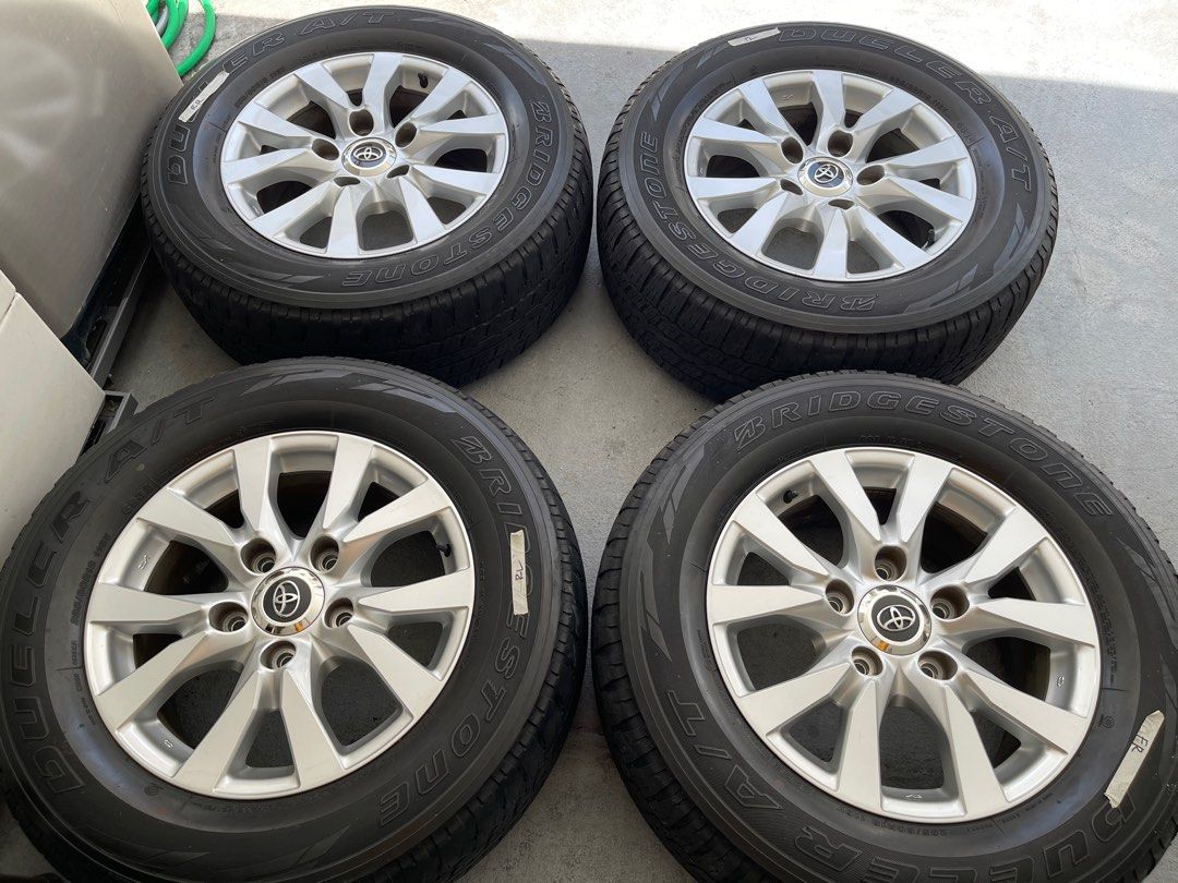 LC200 Original Rims and Tires, Car Parts & Accessories, Mags and Tires ...