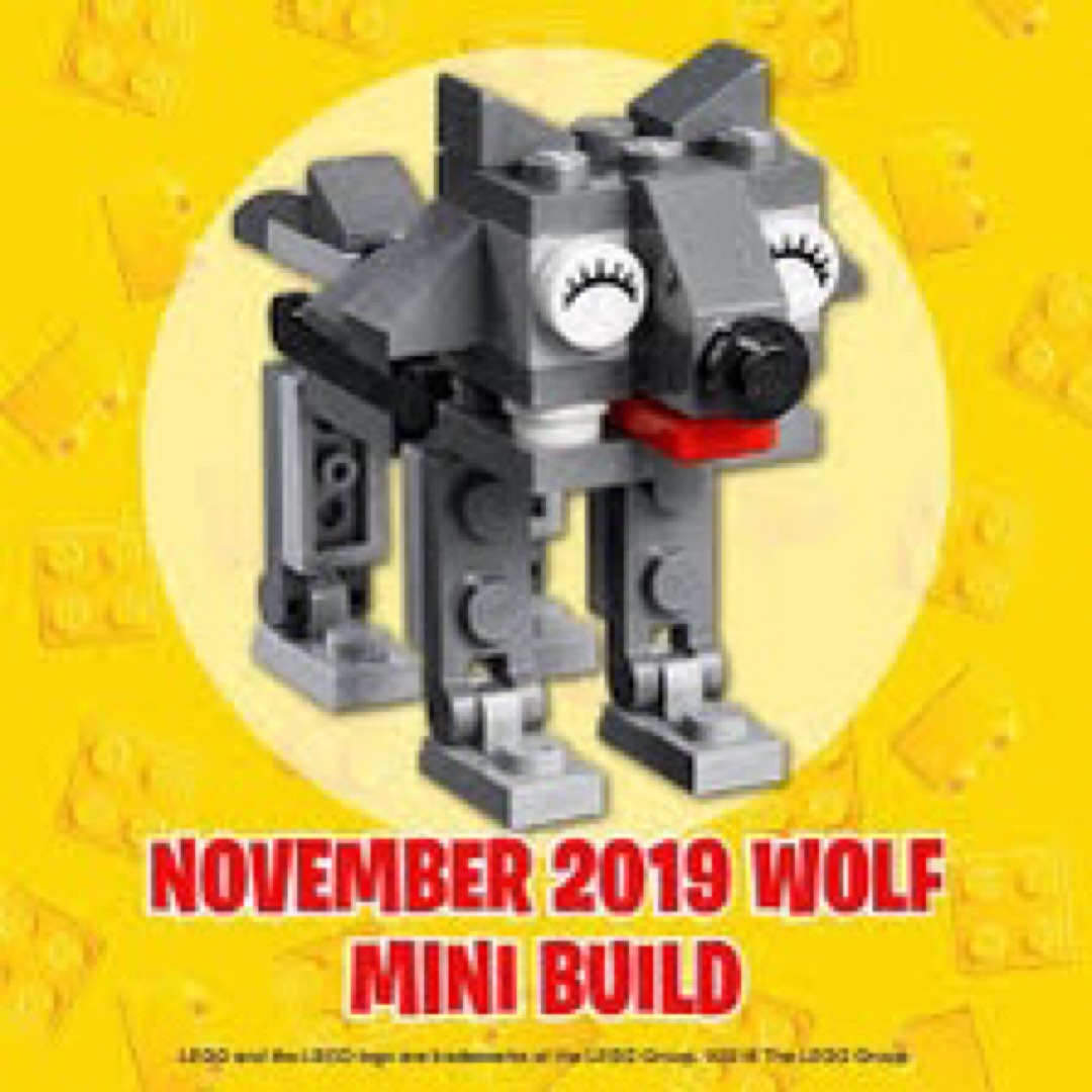 Lego 40331 Monthly Mini Build Nov 2019 - Wolf Polybag, Hobbies & Toys ...