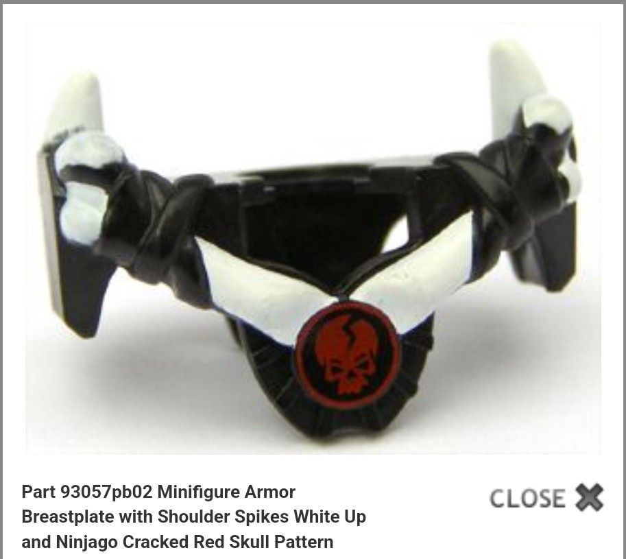 Lego body Armor from Ninjago, Hobbies & Toys, Toys & Games on Carousell