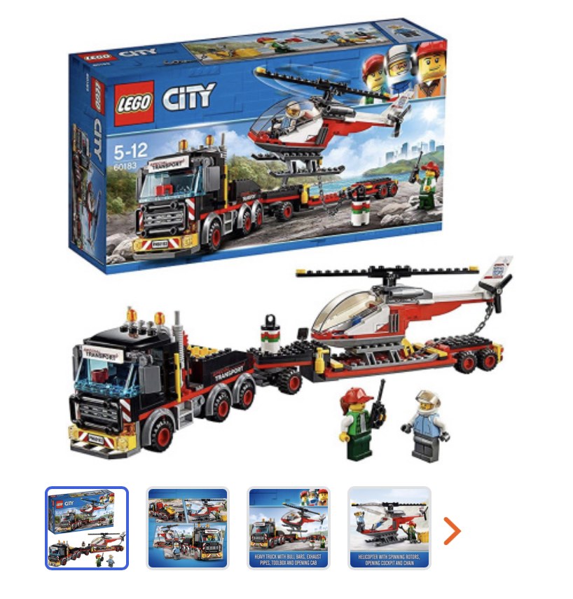 Lego City 60183 Heavy Cargo Transport, Hobbies & Toys, Toys & Games on ...