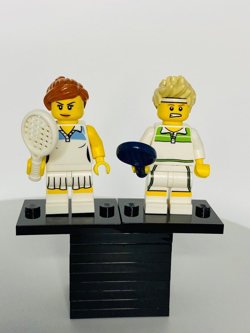 Lego tennis player, 興趣及遊戲, 玩具 & 遊戲類 - Carousell