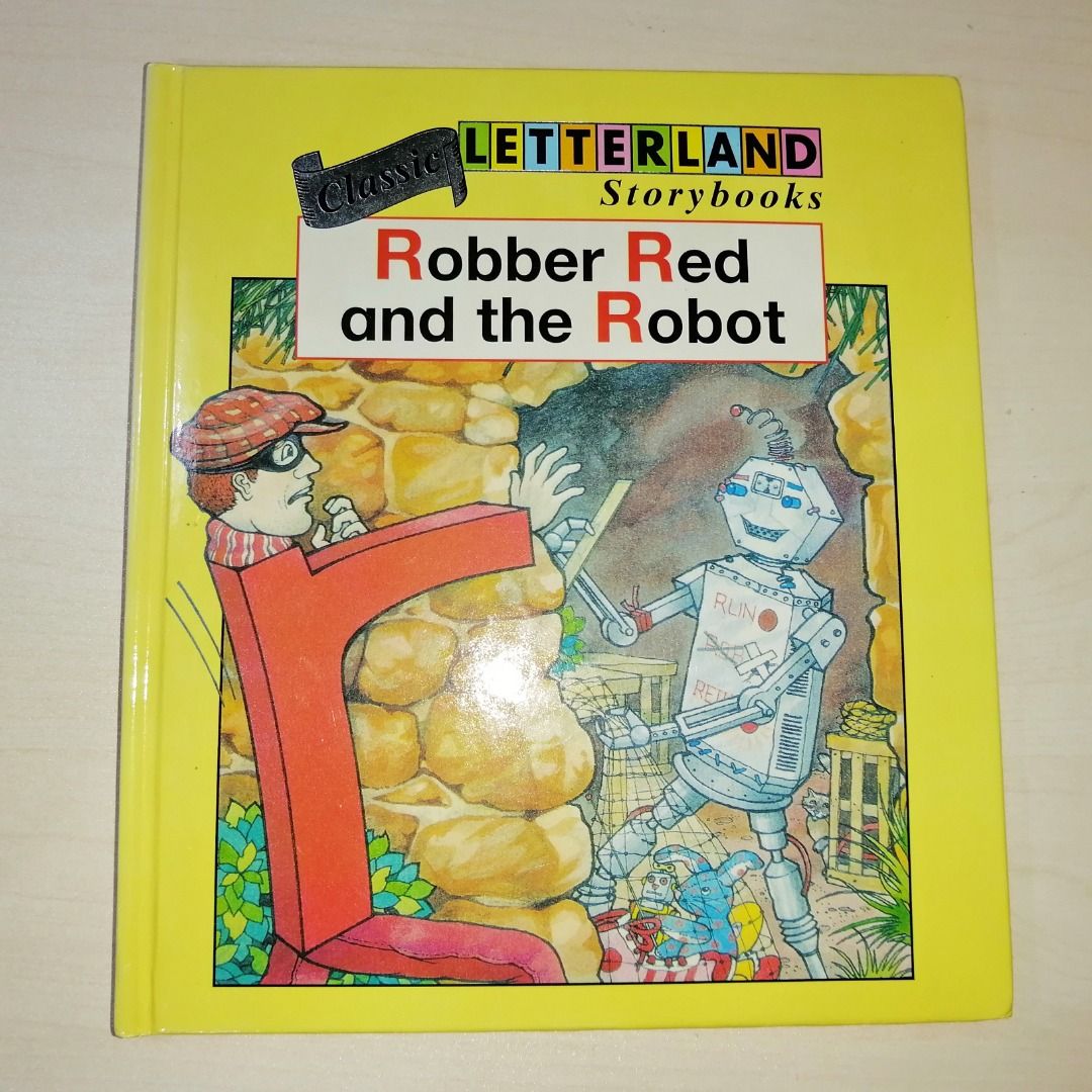 Letterland: Robber Red and the Robot, 興趣及遊戲, 書本 & 文具, 兒童書籍 - Carousell