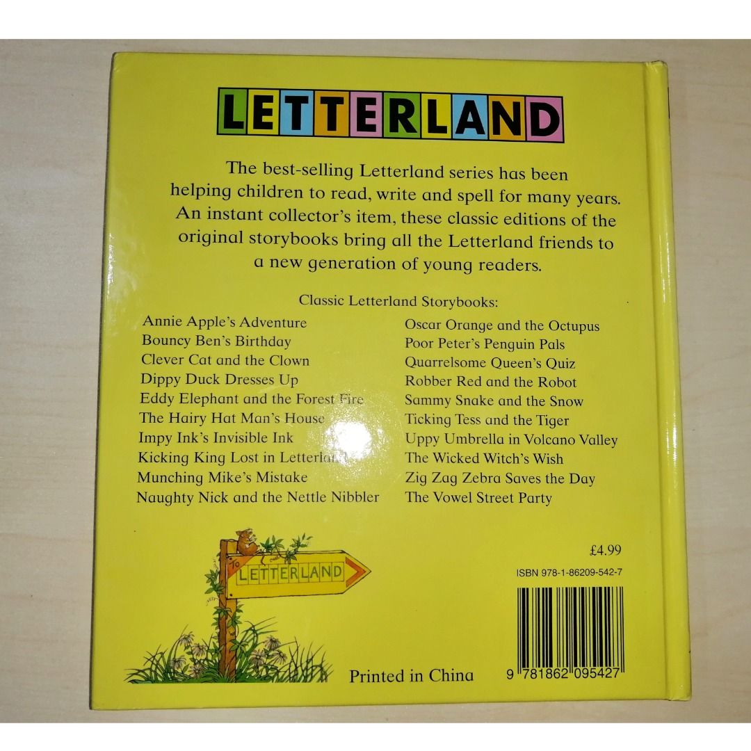 Letterland: Robber Red and the Robot, 興趣及遊戲, 書本 & 文具, 兒童書籍 - Carousell