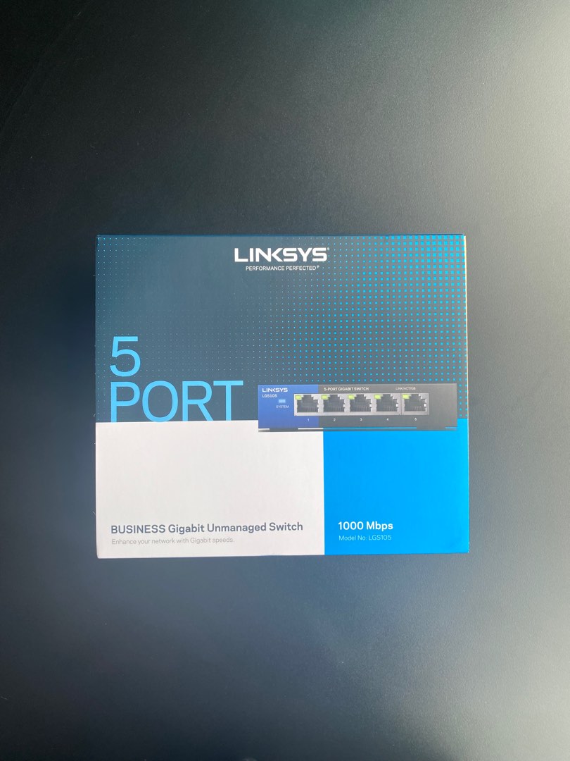 LINKSYS 5 Port Business Gigabit Unmanaged Switch 1000mbps (LGS105 ...