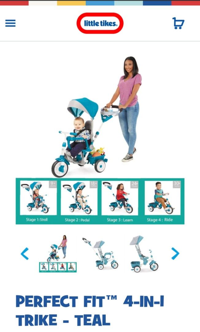 Little Tikes Trike Stroller/Bike, Babies & Kids, Infant Playtime on ...