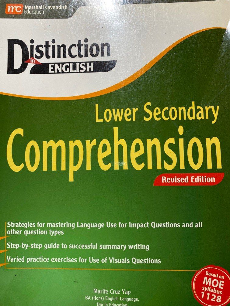 Lower Secondary English Comprehension Book, Hobbies & Toys, Books ...