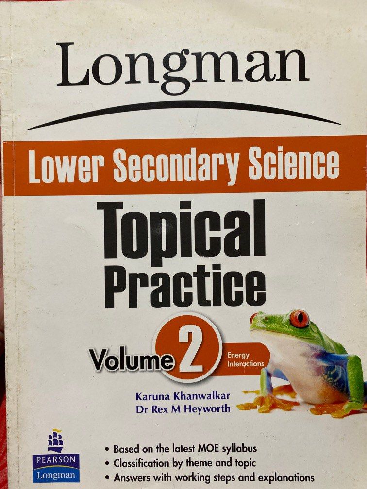 Lower Secondary Science Exercise books 1&2, Hobbies & Toys, Books ...