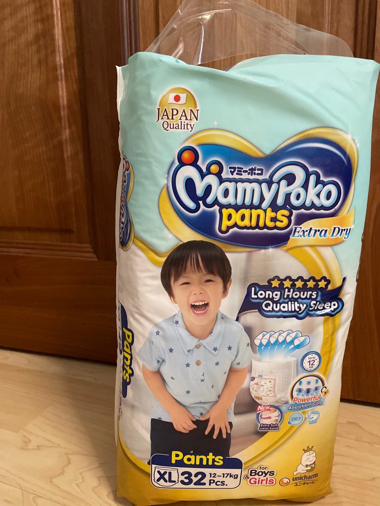 Mamypoko Pants Extra Dry XL, Babies & Kids, Bathing & Changing, Diapers & Baby Wipes on Carousell