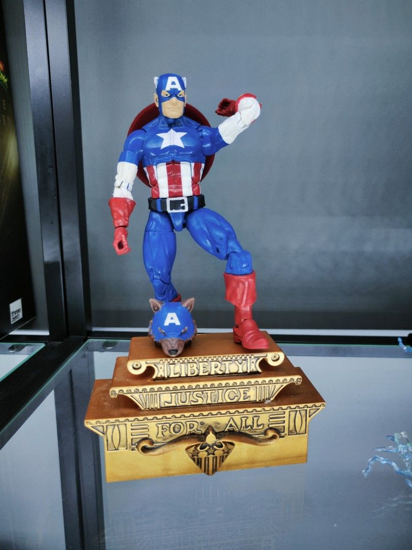Marvel legends Captain America with diorama, Hobbies & Toys, Toys ...