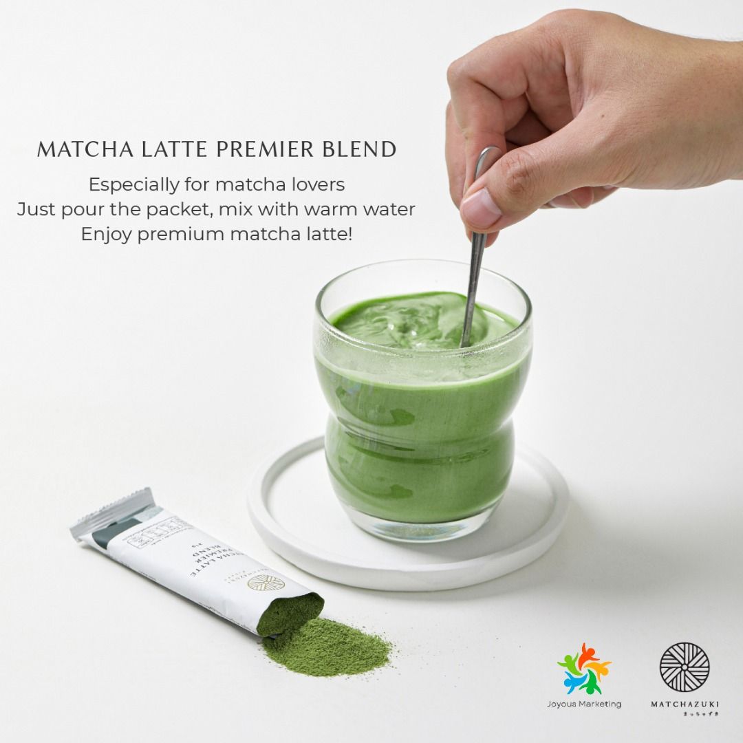 Matchazuki Matcha Latte Powder_Premier Green Tea Matcha Latte Blend ...