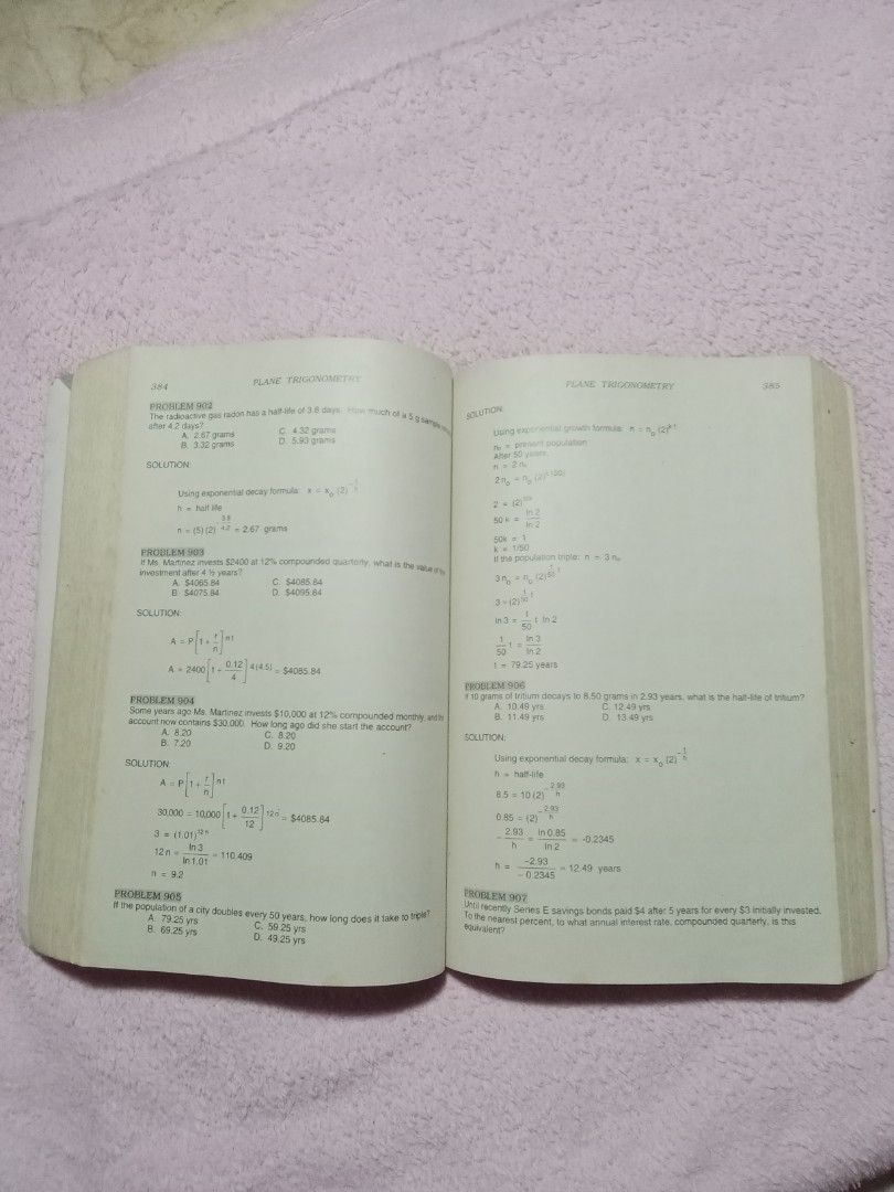 MATHEMATICS 1888 SOLVED PROBLEMS, Hobbies & Toys, Books & Magazines ...