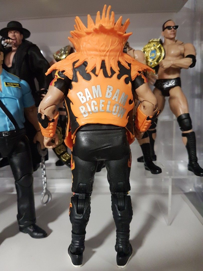 Mattel WWE Elite Legends figures of Kamala, Big Boss Man & Bam Bam ...