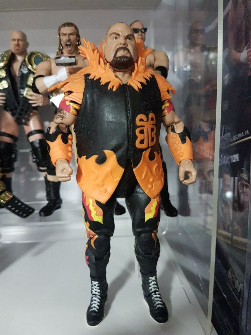 Mattel WWE Elite Legends figures of Kamala, Big Boss Man & Bam Bam ...