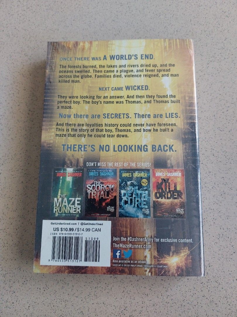 Maze Runner Series: Fever Code, Hobbies & Toys, Books & Magazines ...