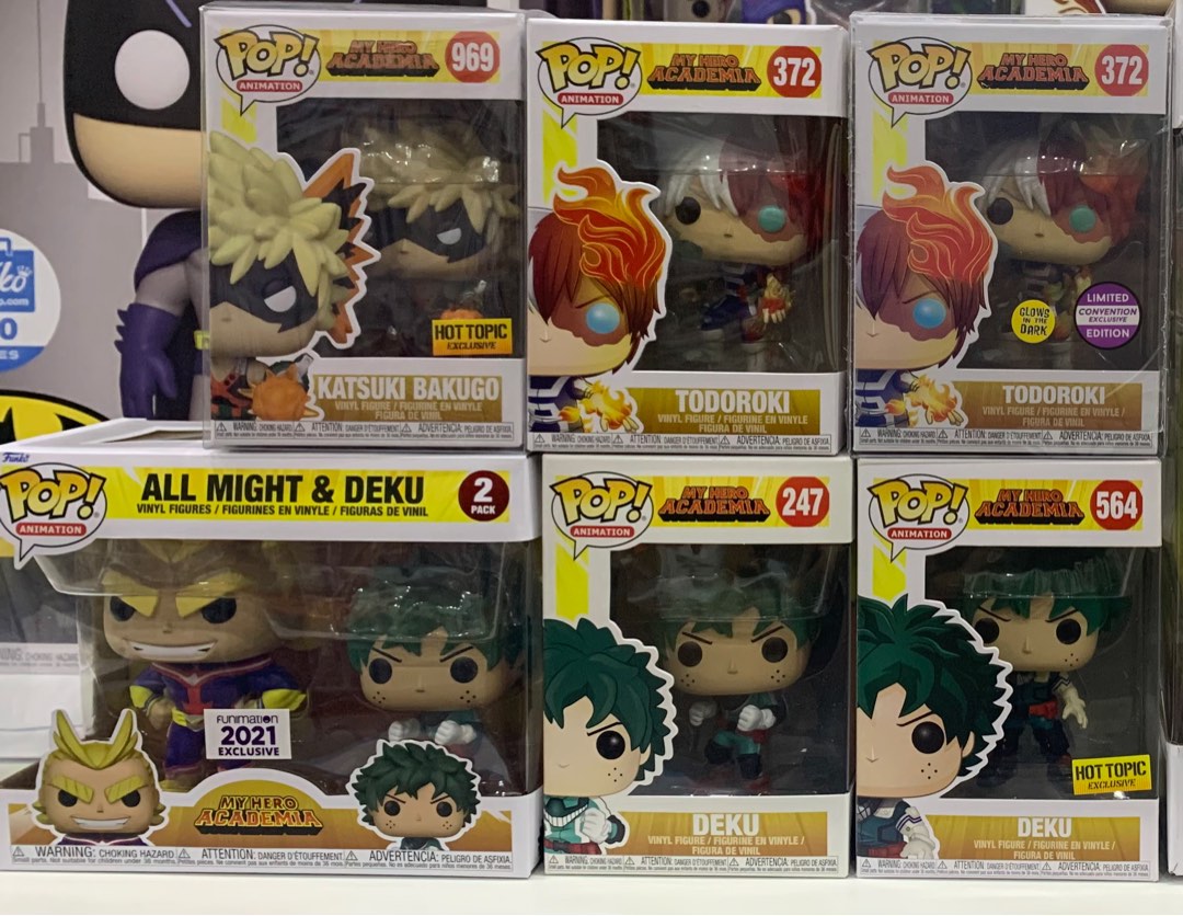 MHA Funko Pops, Hobbies & Toys, Memorabilia & Collectibles, Vintage ...