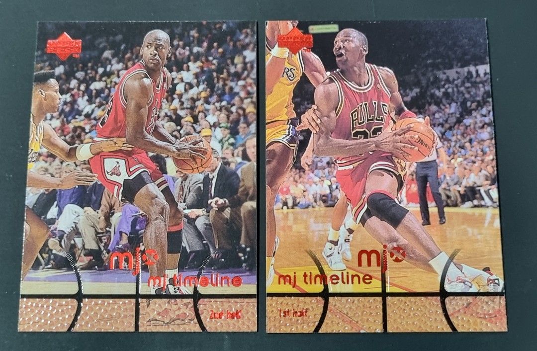 Michael Jordan MJ Timeline Cards, Hobbies & Toys, Toys & Games on Carousell