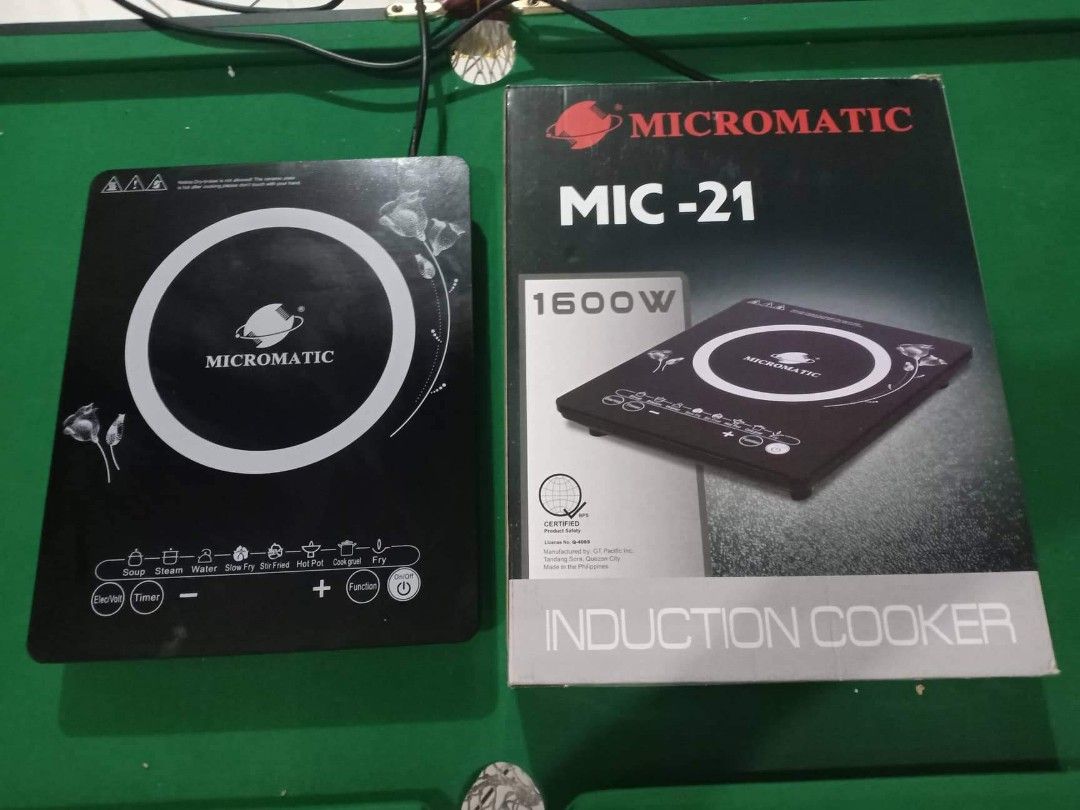 Micromatic induction cooker, TV & Home Appliances, Kitchen Appliances ...