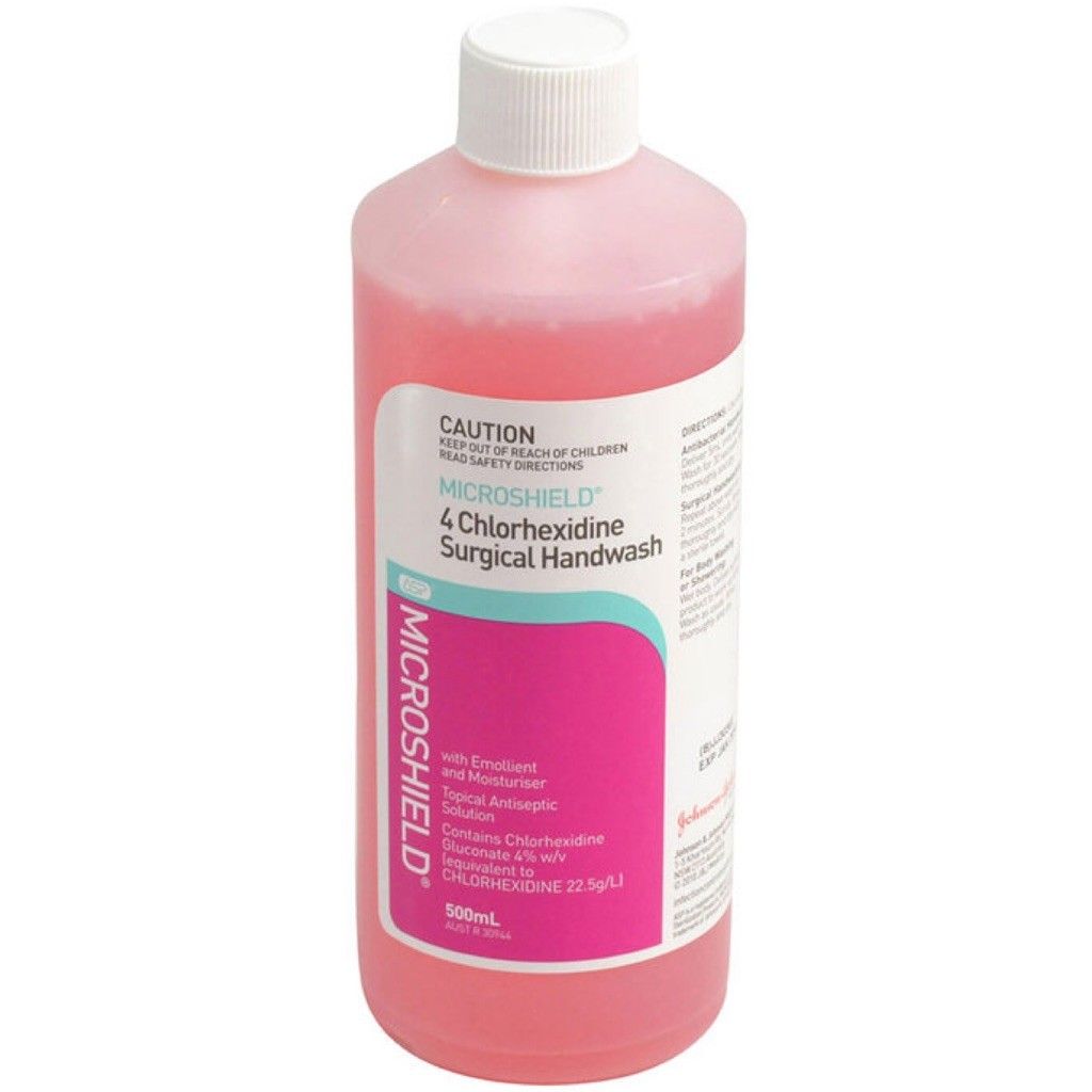 Microshield 4 Surgical Handwash Chlorhexidine Gluconate Solution IP 4% ...