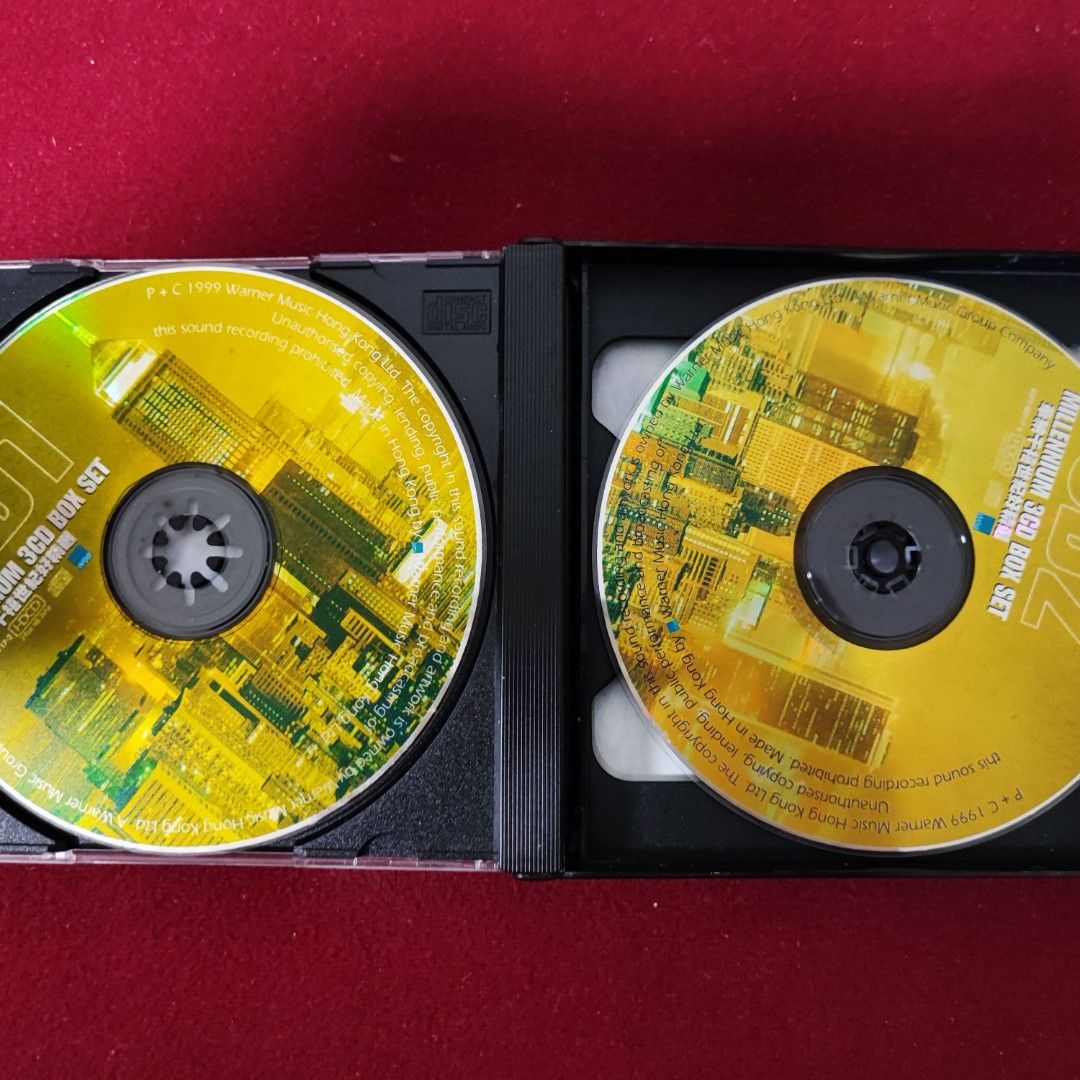 群星-華納千禧世紀好精選Millennium 3cd Box Set, 興趣及遊戲, 音樂、樂器 & 配件, 音樂與媒體 - CD 及 DVD - Carousell