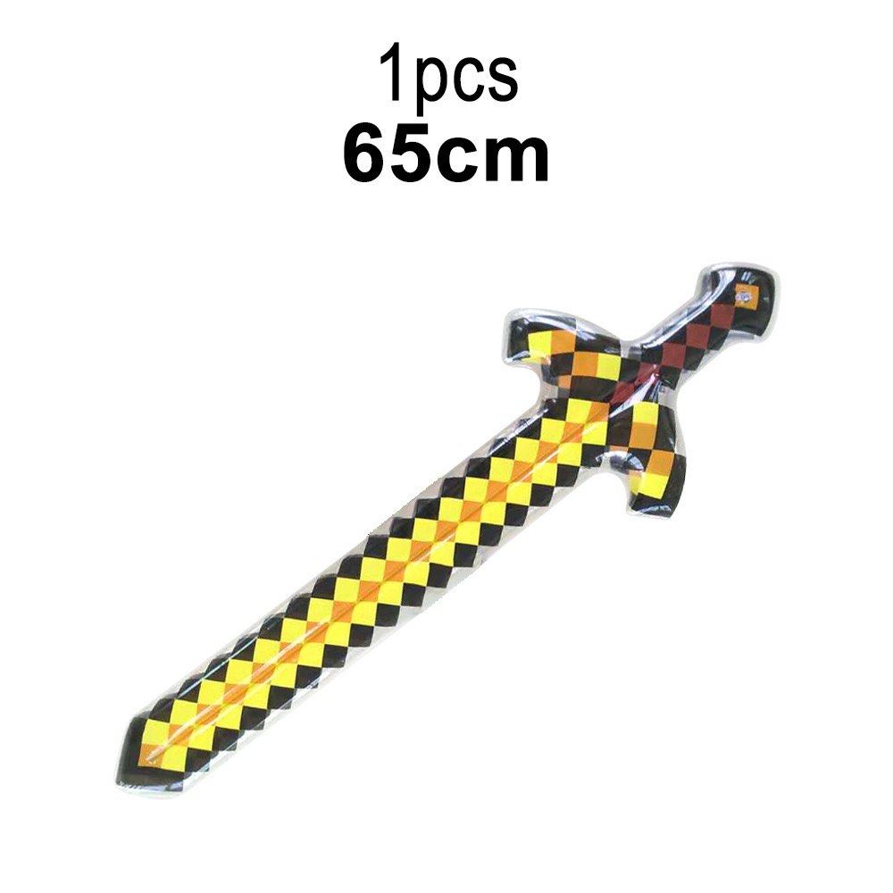 Minecraft Game Props Inflatable Sword Axe Inflatable Toys Theme Foil ...
