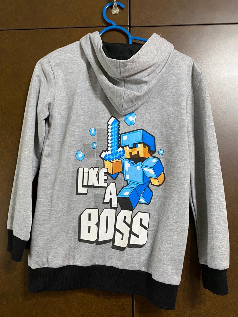 Minecraft Hoodies, Babies & Kids, Babies & Kids Fashion on Carousell