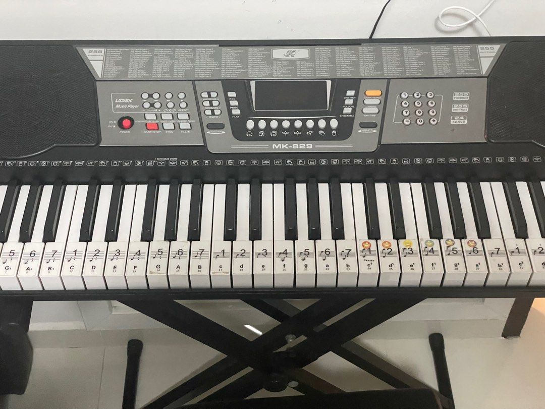 MK- 829 Keyboard, Hobbies & Toys, Music & Media, Musical Instruments on ...