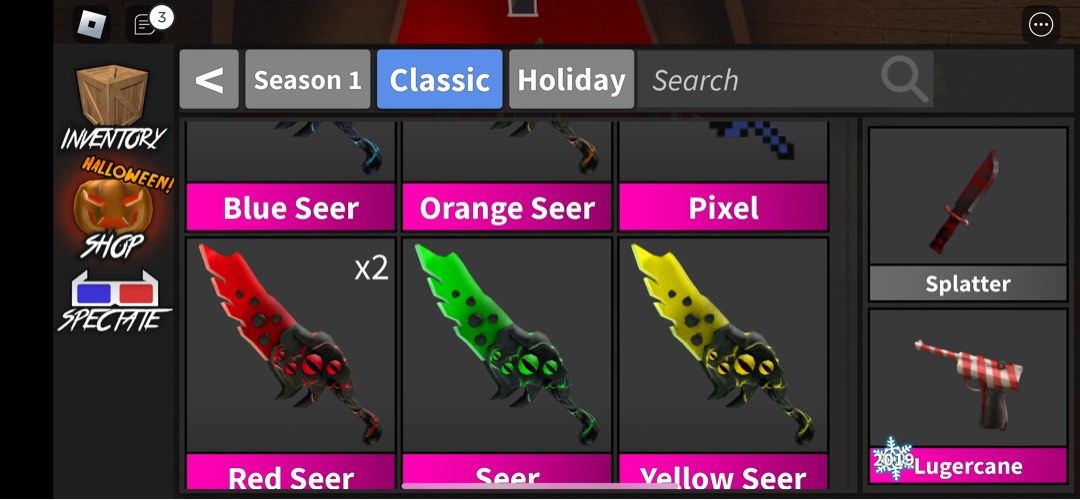 Mm2 Knifes, Video Gaming, Video Games, Others on Carousell