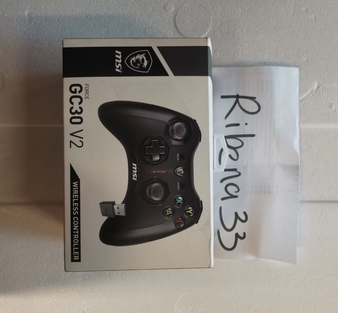 MSI FORCE GC30 V2 WIRELESS GAMING CONTROLLER, Video Gaming, Gaming ...